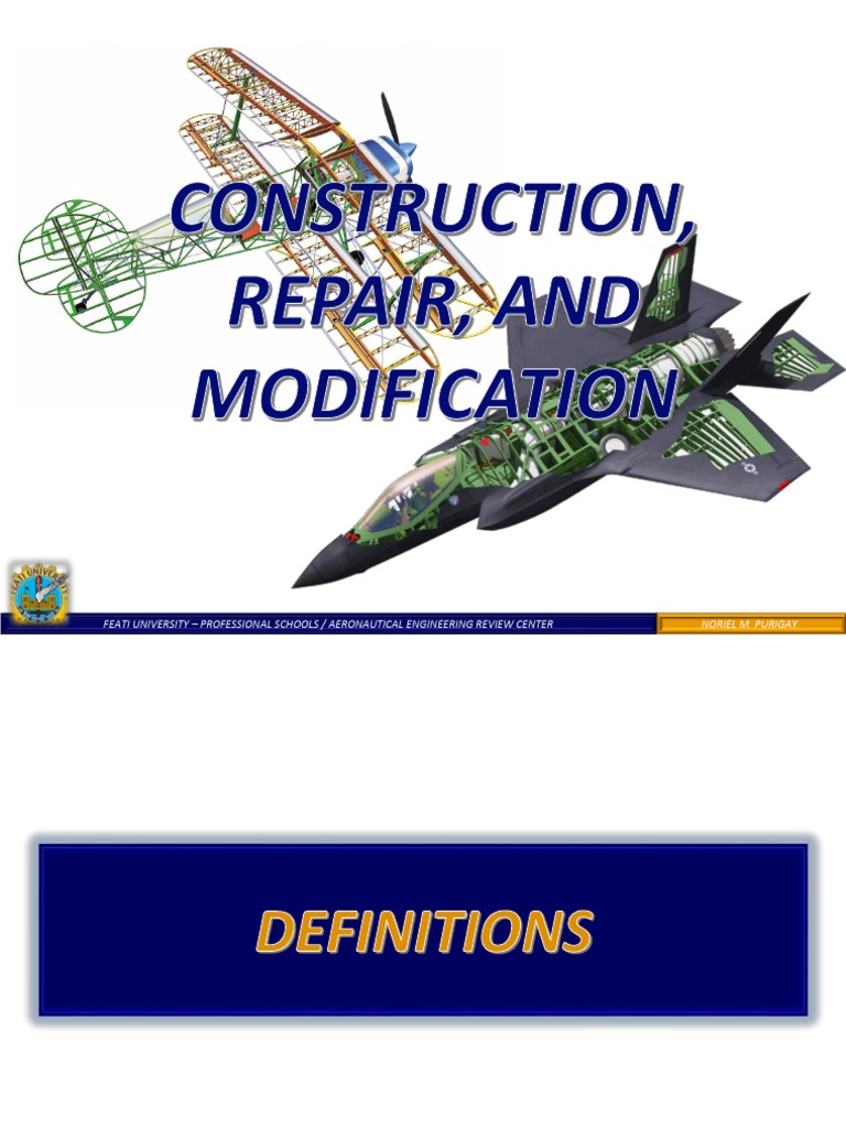 Construction, Repair and Modification | PDF | Flight Control Surfaces ...