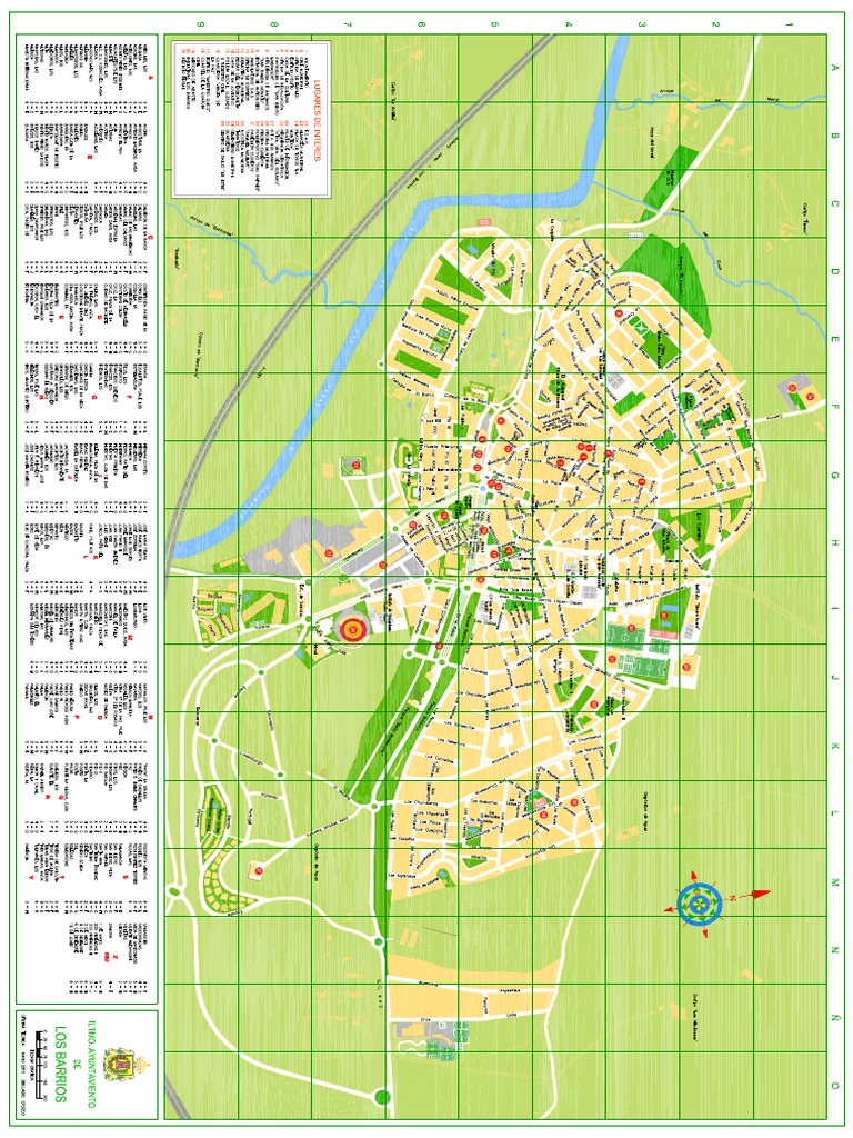 Mapa Los Barrios Color | PDF