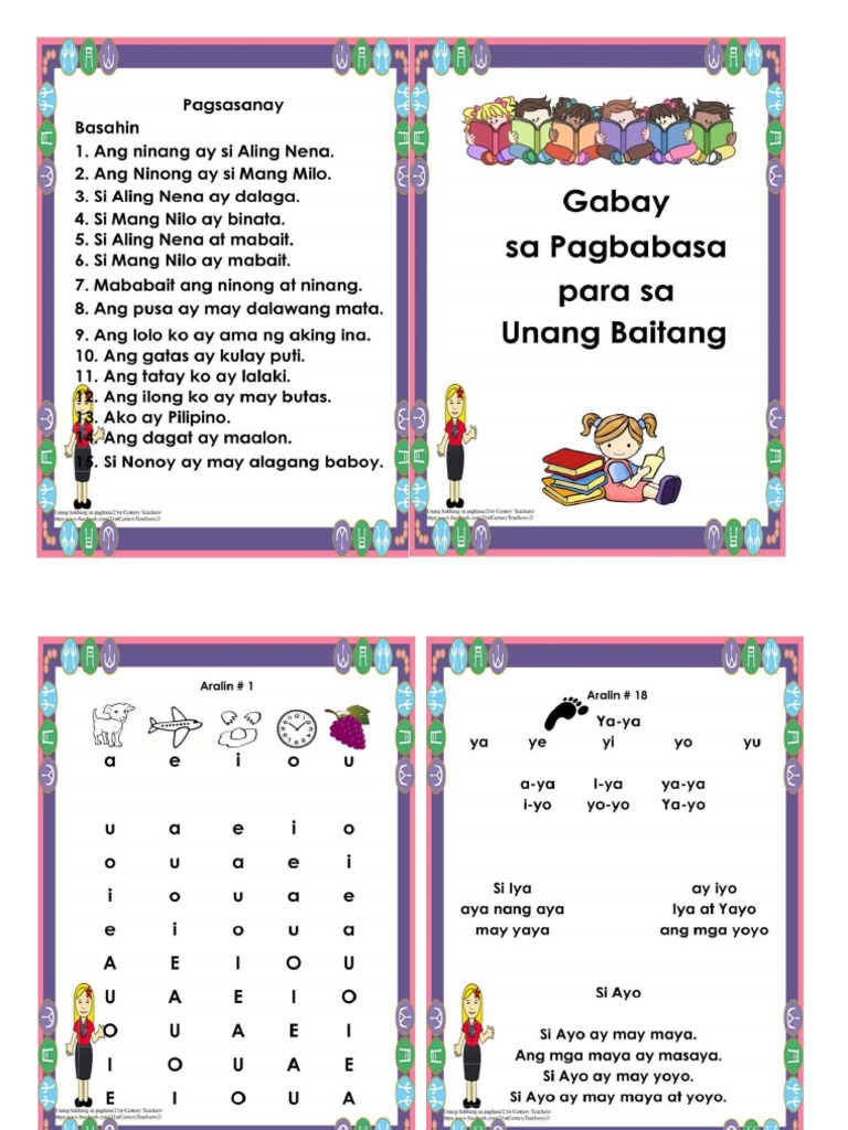 UNANG HAKBANG SA PAGBASA | PDF