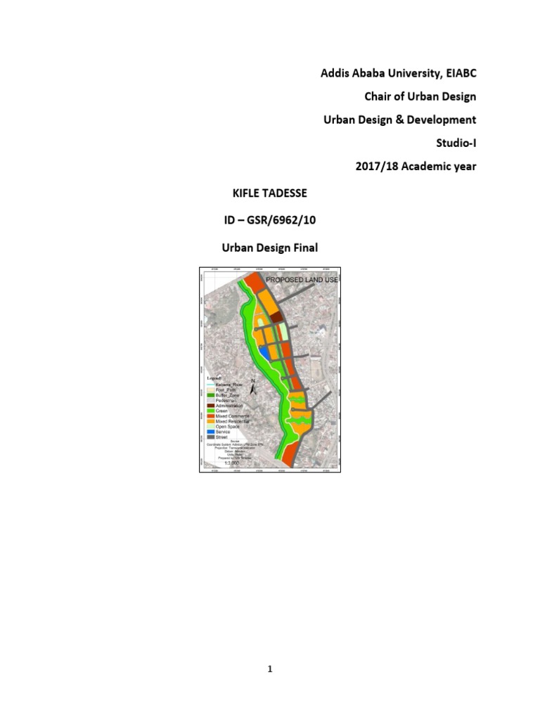 Neighborhood Development Plan in Addis Ababa | PDF | Precipitation | Wound