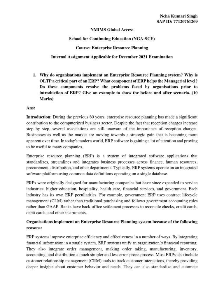 Project Management | PDF | Enterprise Resource Planning | Databases