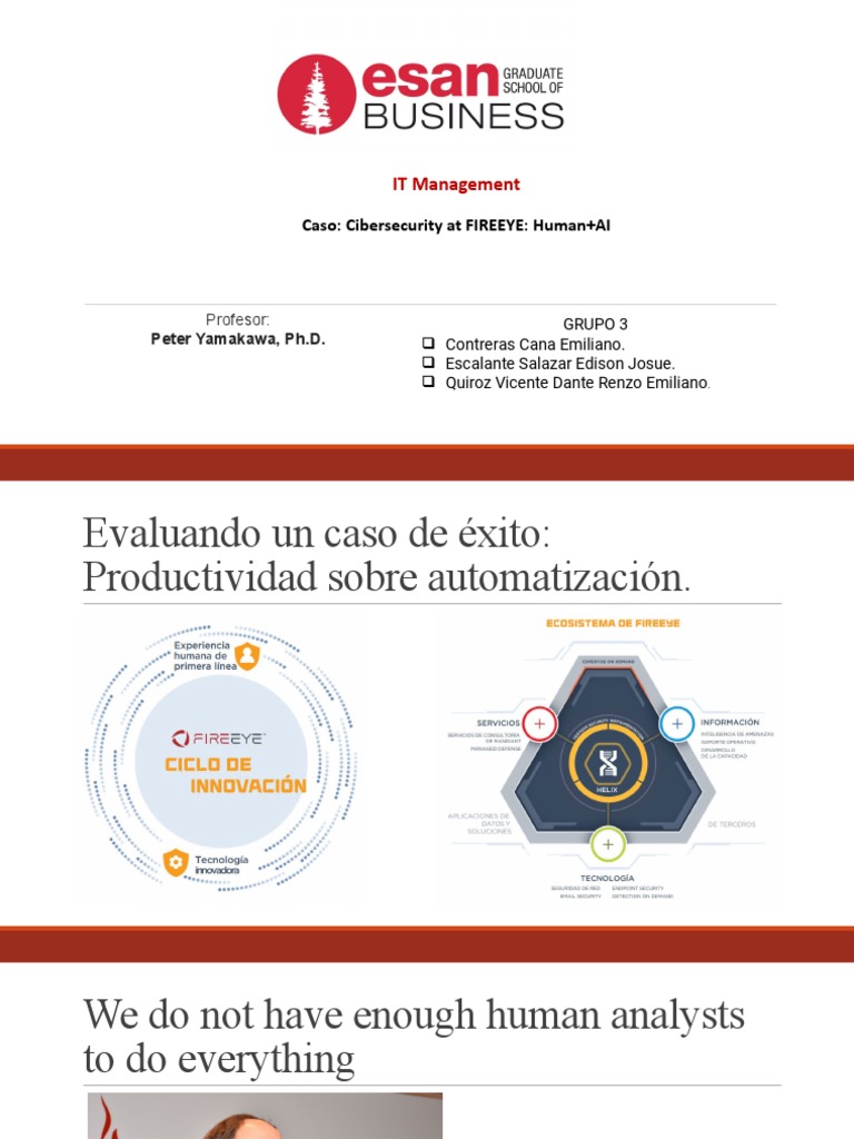 Ciberseguridad: Human+AI en FIREEYE | PDF | Informática