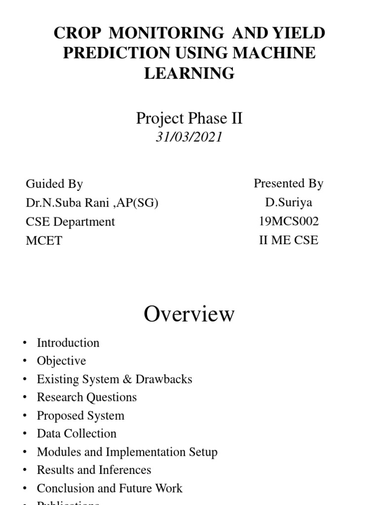 Final PPT Phase 2 Viva | PDF | Machine Learning | Prediction