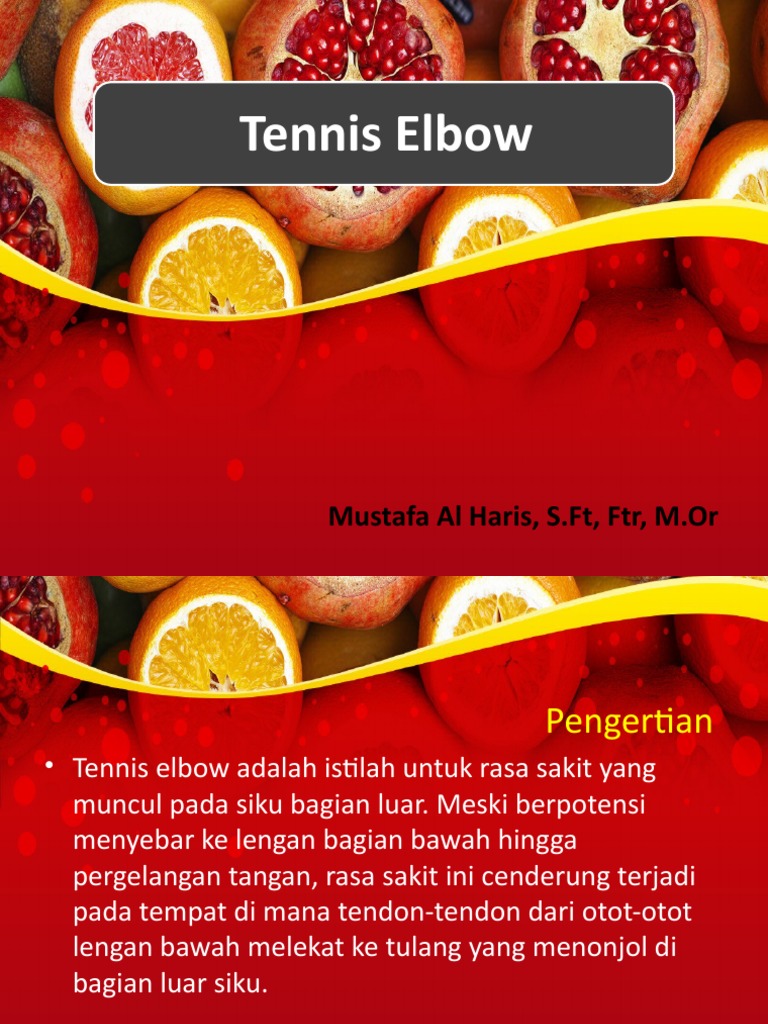 Tennis Elbow | PDF