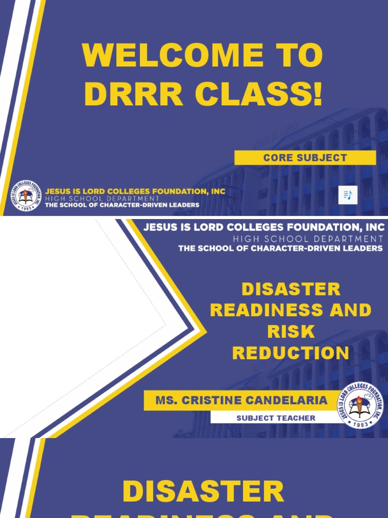 DRRR Subject Orientation | PDF | Educational Technology | Hazards