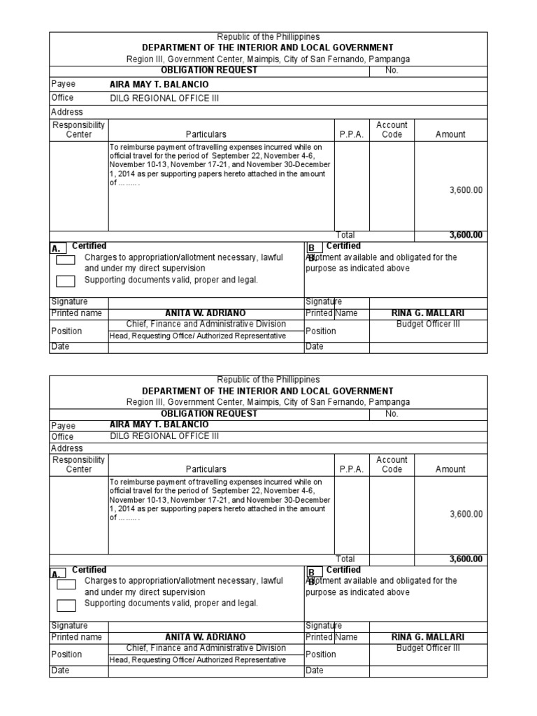 Travel Format | PDF | Cheque | Payments