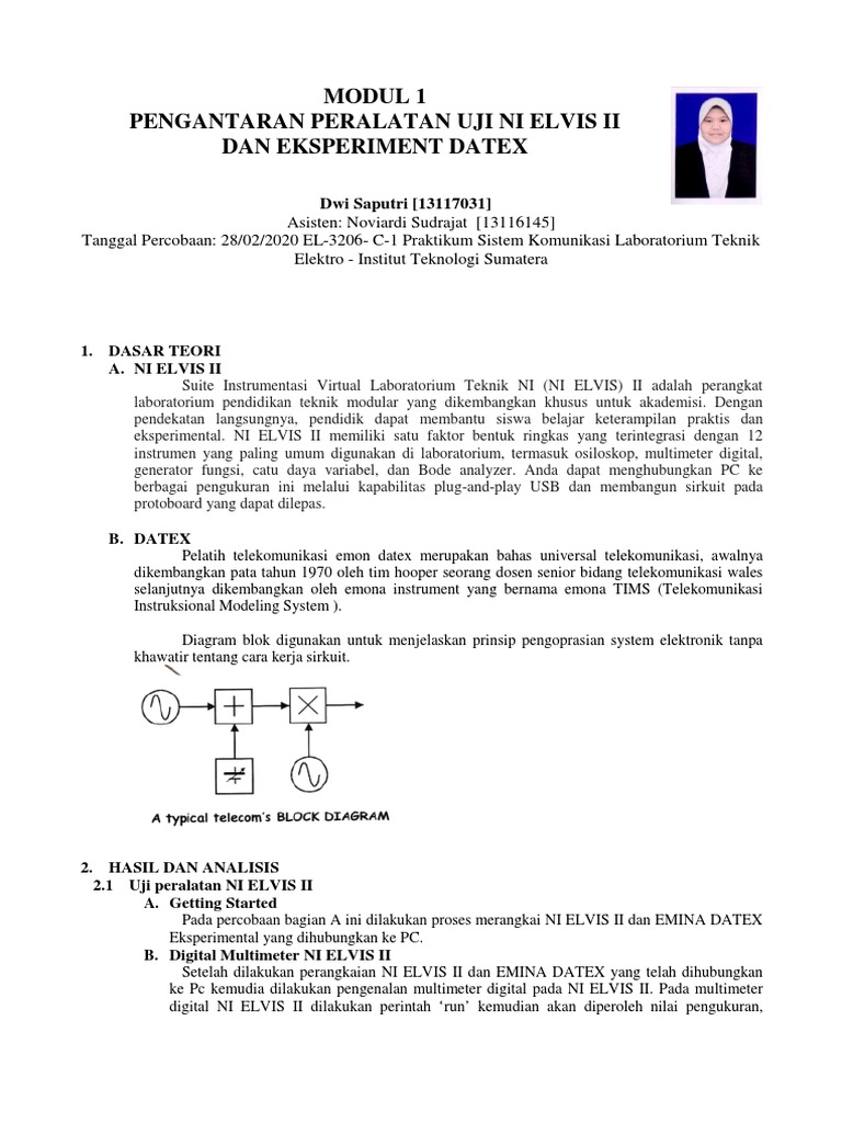 Modul Praktikum NI ELVIS II | PDF