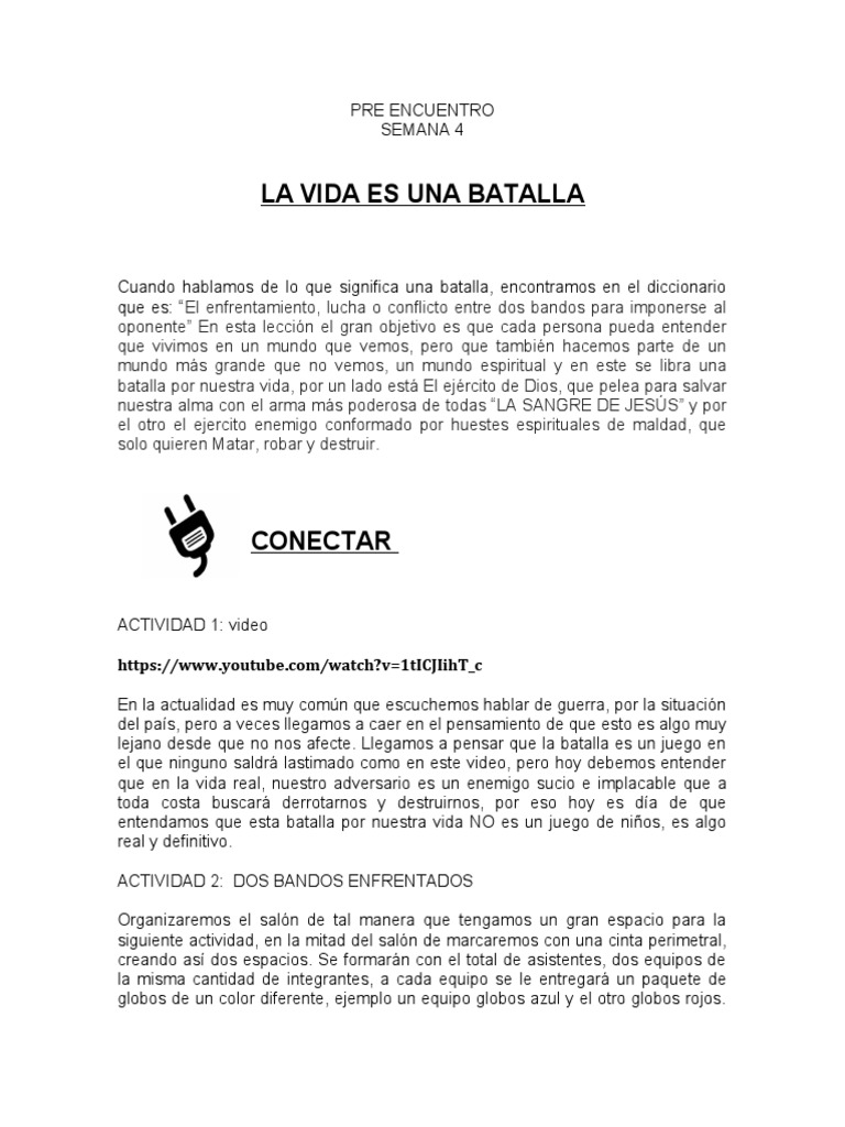 CHARLA 4 PRE-ENCUENTRO Ult | PDF | Jesús