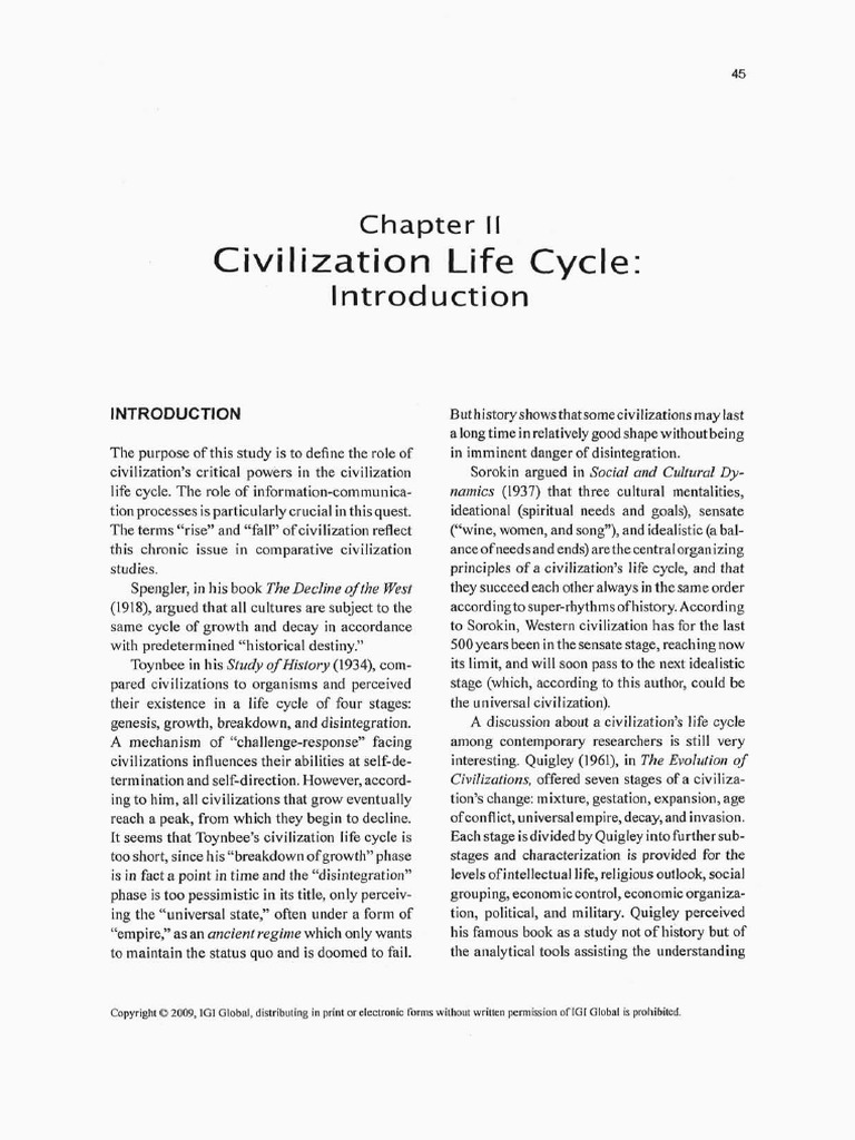Civilization Life Cycle:: Namics (1937) That Three Cultural Mentalities ...