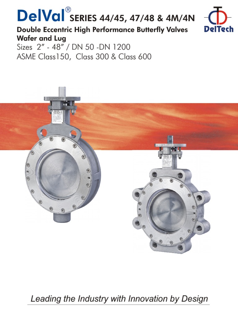Series_44_45_4M_DelVal_HPButterfly_Valves | PDF | Valve | Manufactured ...