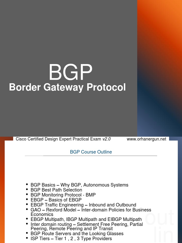 BGP Border Gateway Protocol e Book 1 | PDF | Routing | Computer Network