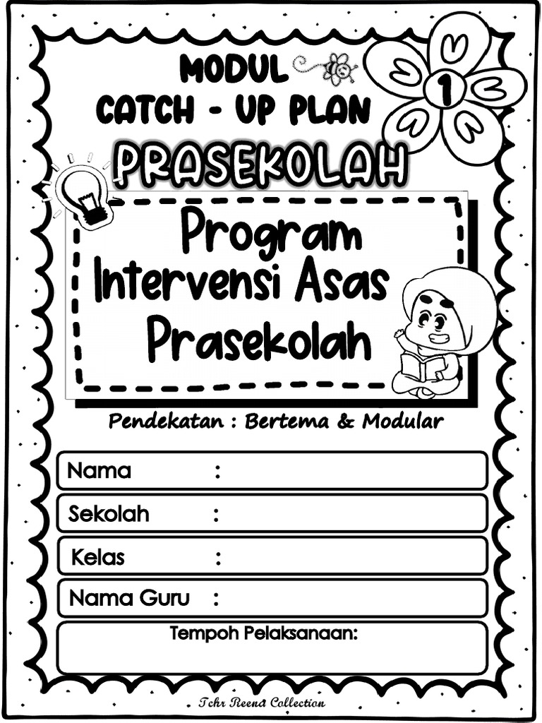 MODUL CATCH-UP PRASEKOLAH (MG1) - Pembetulan Worksheet BI | PDF