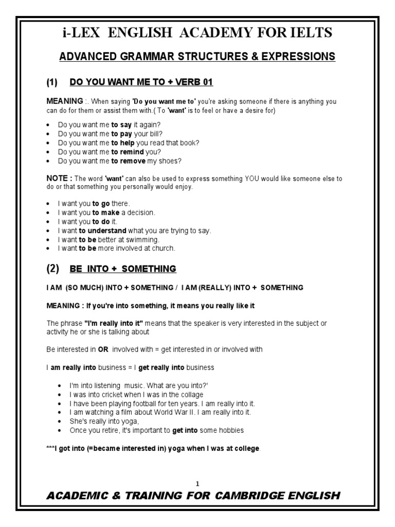 Advanced Grammar for IELTS Success | PDF | Subject (Grammar) | Adverb