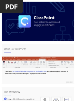 Getting Started with ClassPoint App | PDF | Microsoft Power Point | Software