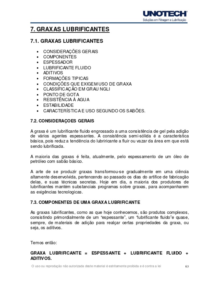 Graxas Lubrificantes | PDF | Sabonete | Lítio