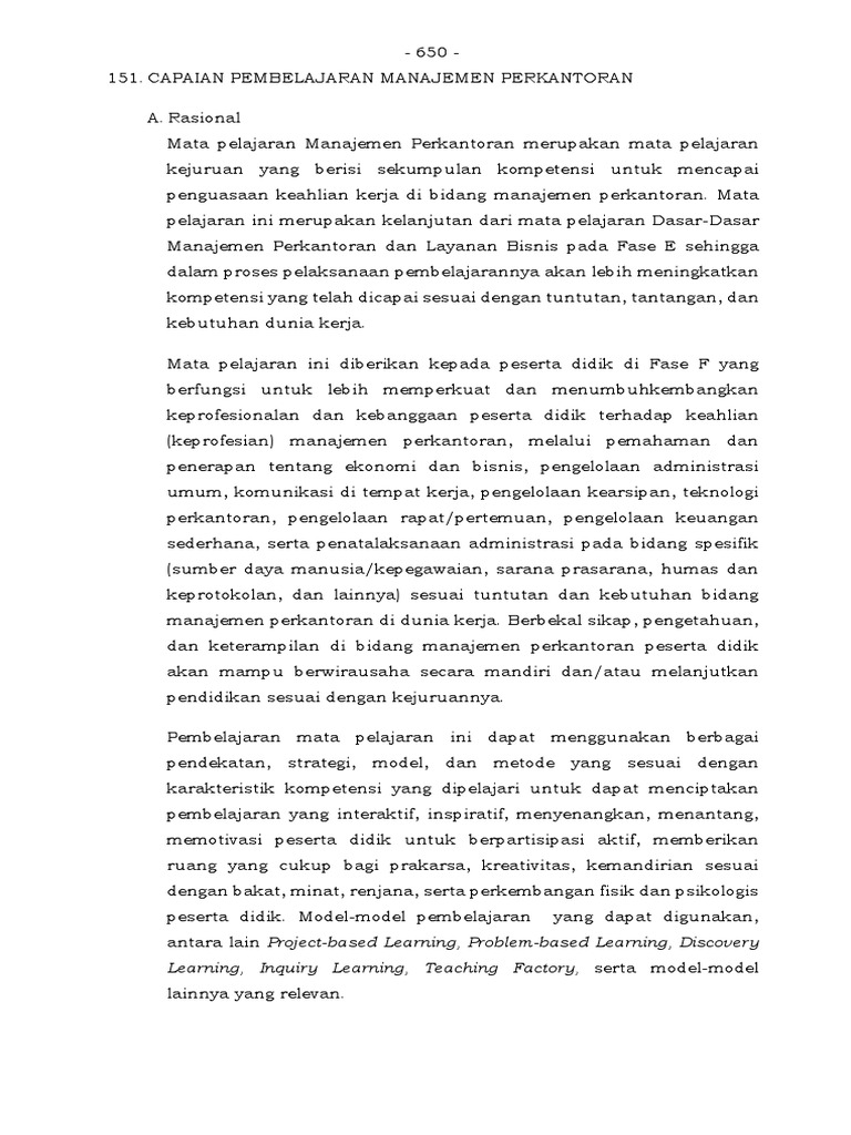 CP Fase F - Manajemen Perkantoran & Logistik | PDF