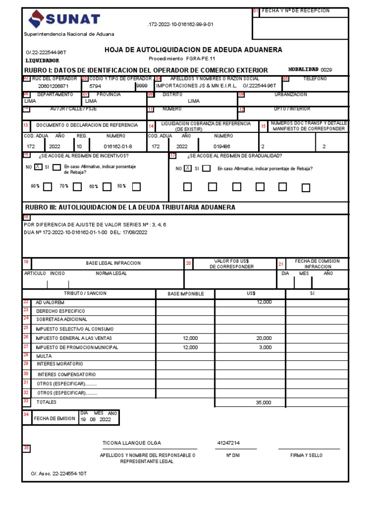 Ajuste Js 29 | PDF | Pagos | Economias