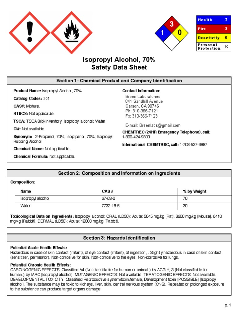 30-Adantium (Isopropyl Alcohol 70%) | PDF | Ethanol | Water