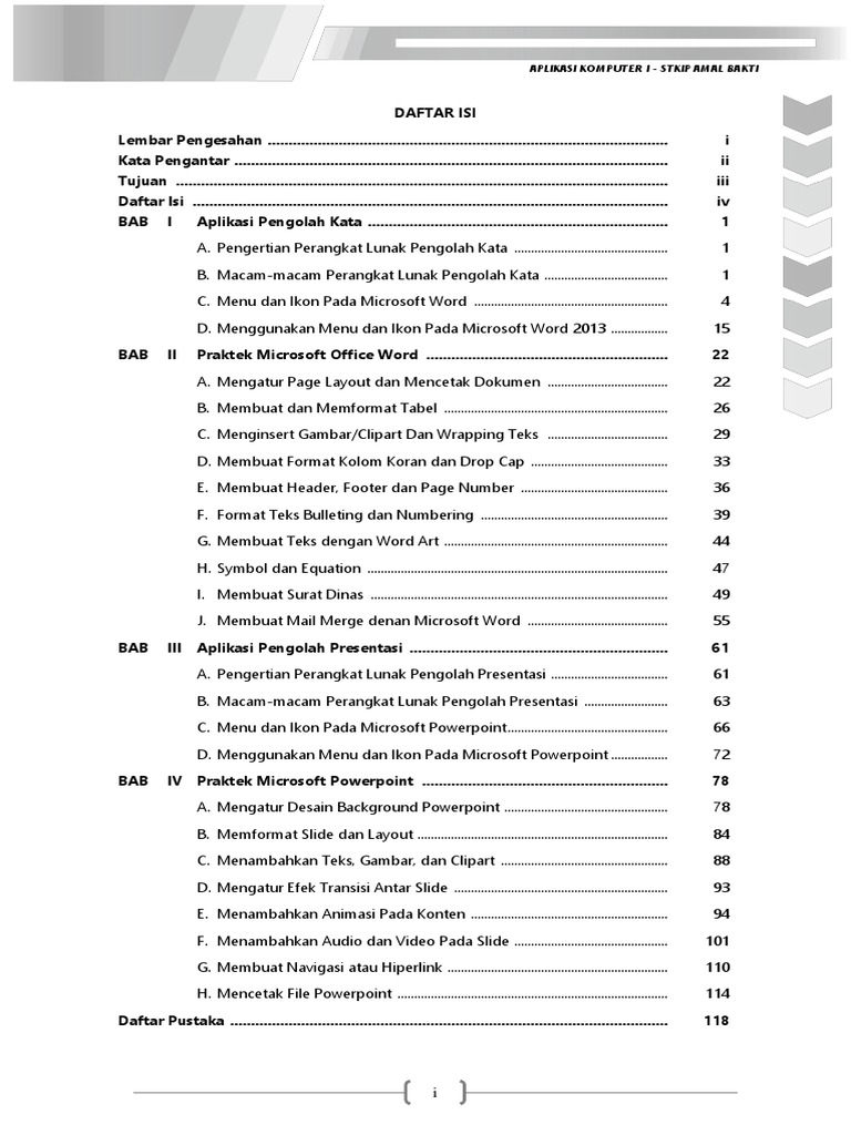 Modul Aplikasi Komputer 1 | PDF | Seni | Komputer