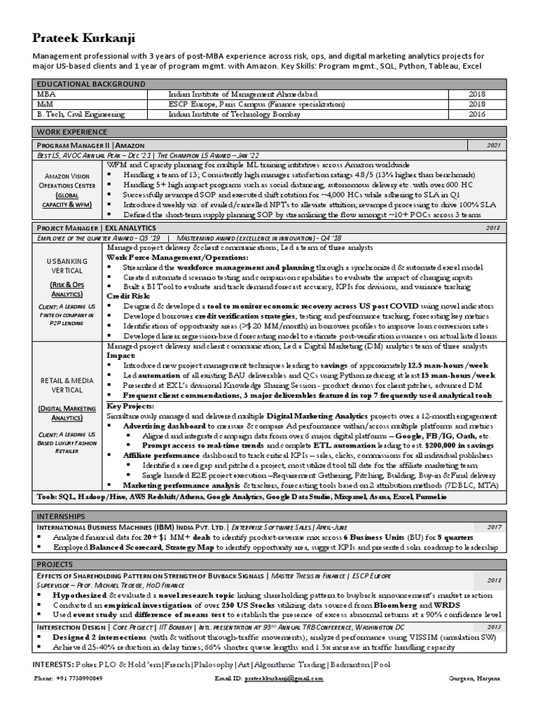 Prateek Kurkanji | PDF | Analytics | Digital Marketing