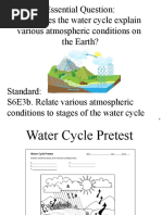 3rd Grade - Water Cycle Worksheet | PDF