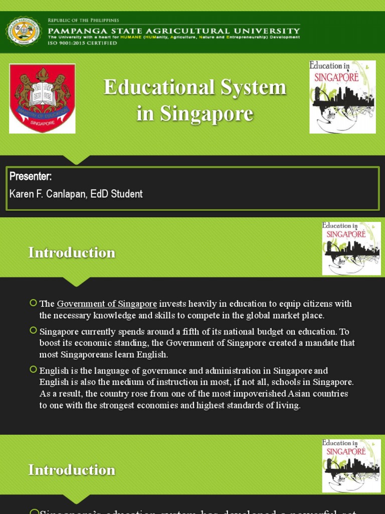 Educational System in The Philippines and in Singapore | PDF | Gifted ...