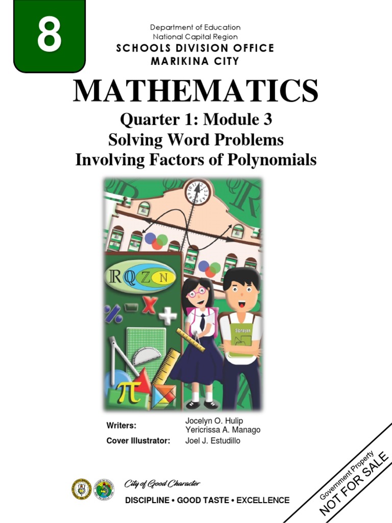 Revalidated - MATH - GR8 - QTR1-MODULE-3 - (28 Pages) | PDF | Area ...
