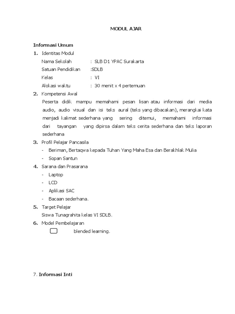 Contoh RPP Merdeka | PDF