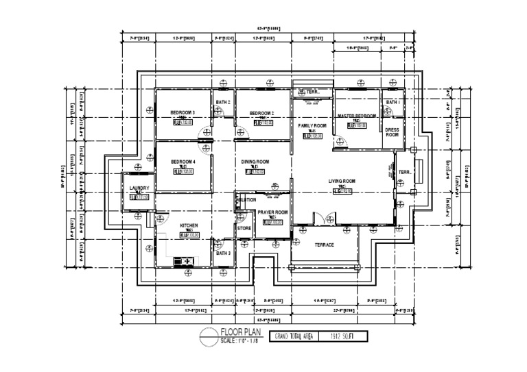 A4 Plan Lantai | PDF | Room | Buildings And Structures