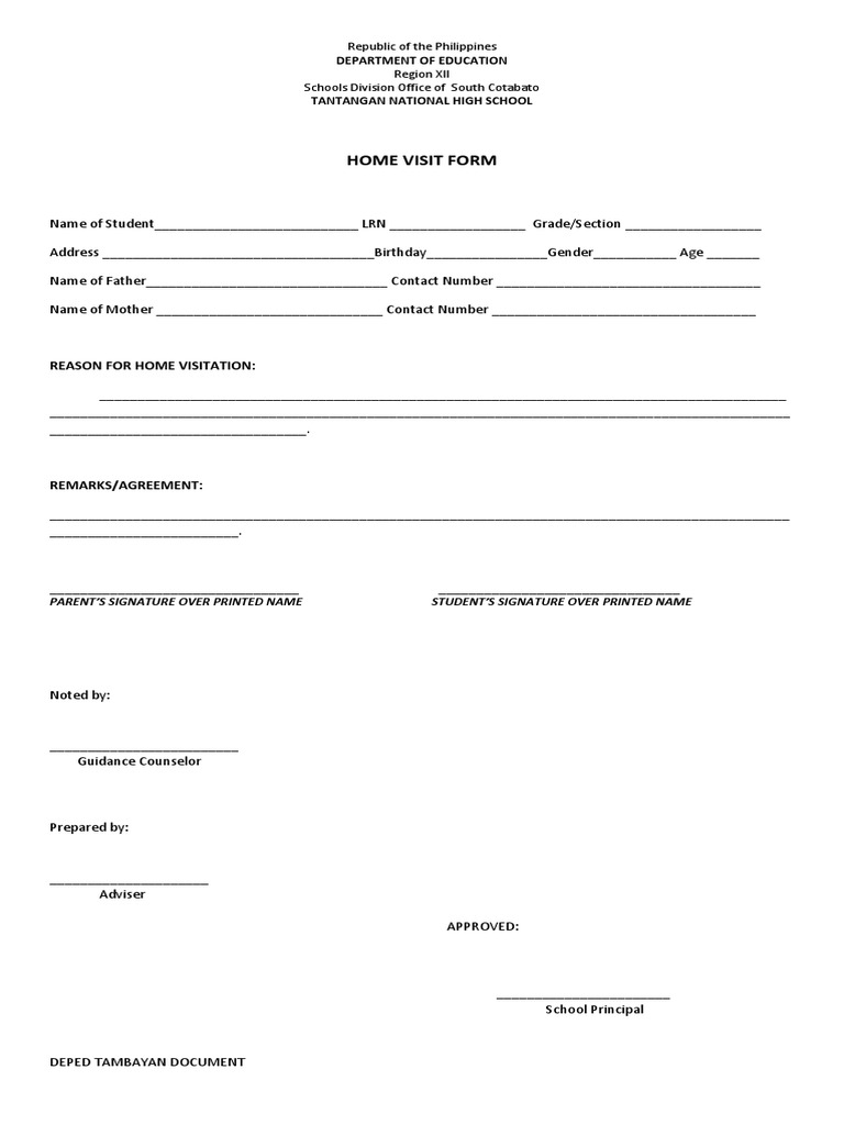home-visit-form | PDF