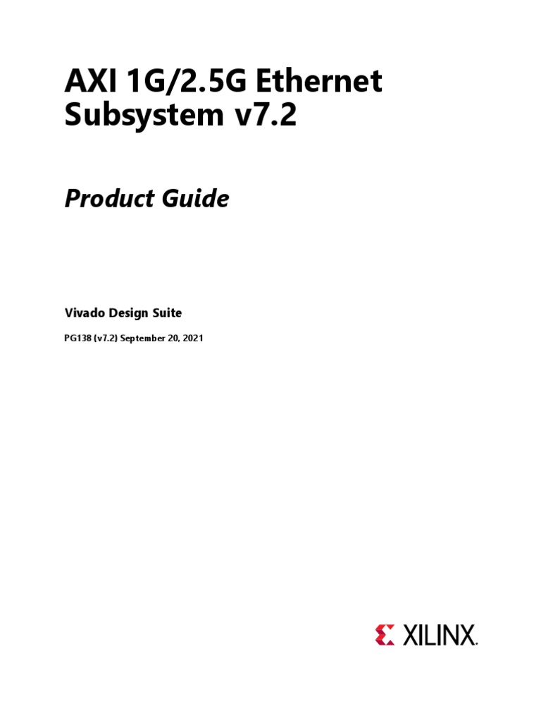 pg138 Axi Ethernet | Download Free PDF | Transmission Control Protocol ...