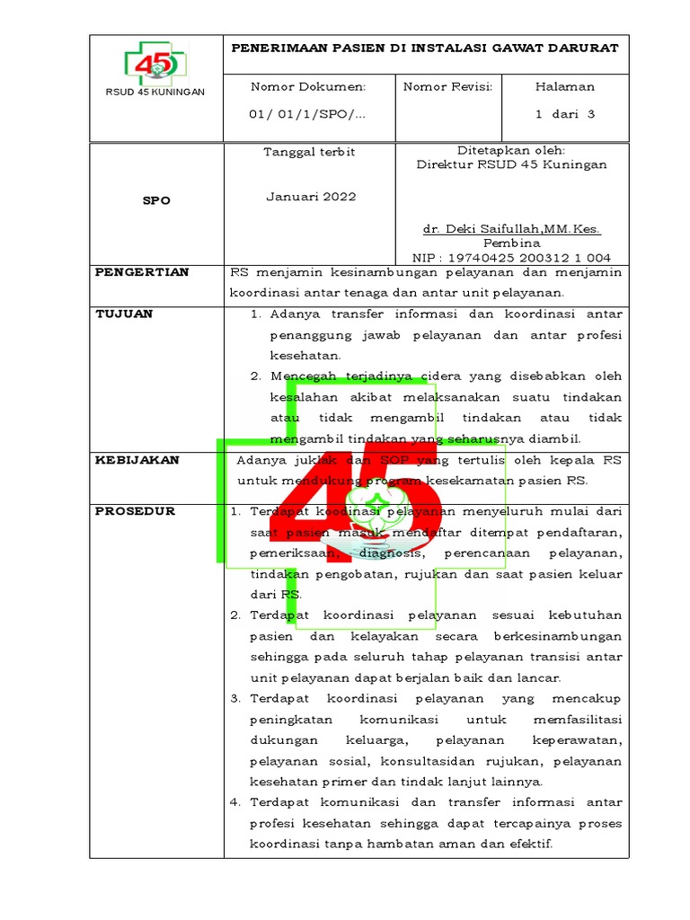 AKP 1 SPO Kesinambungan Pelayanan. | PDF | Kesehatan Holistik | Sains & Matematika