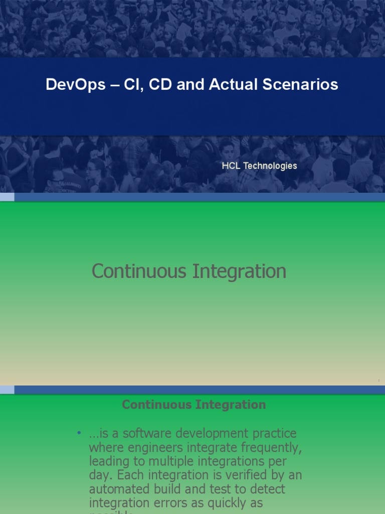 DevOps - CICD & Actual Scenarios | PDF | Computer Engineering ...