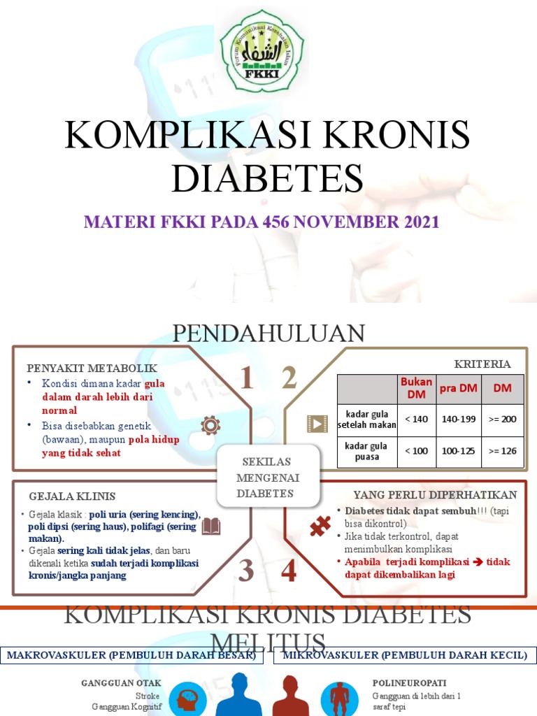 FKKI - Komplikasi Kronis Diabetes - Nov 2021 | PDF