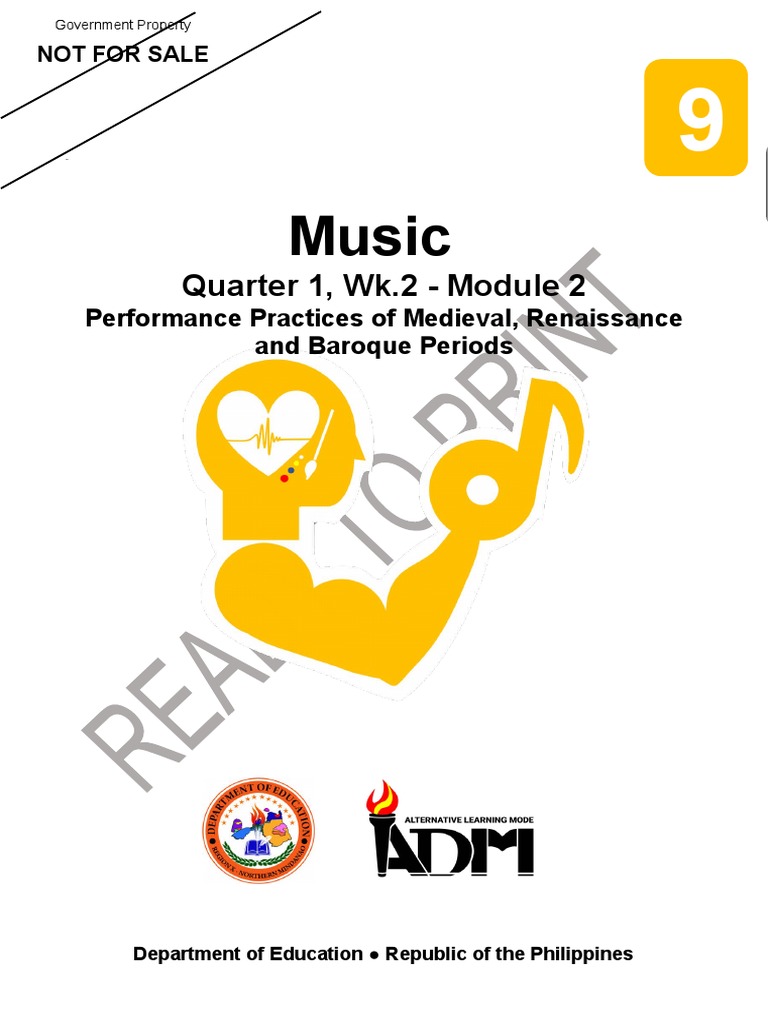Music: Quarter 1, Wk.2 - Module 2 | PDF | Choir | Composers