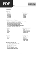 English File 4th Ed Upper Intermediate Workbook Keys | PDF
