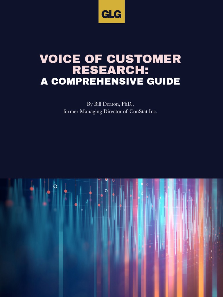 Voice of Customer Research:: A Comprehensive Guide | PDF | Focus Group ...
