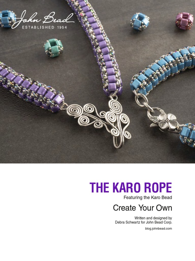 Karo Beaded Rope Step by Step | PDF | Textiles | Crafts