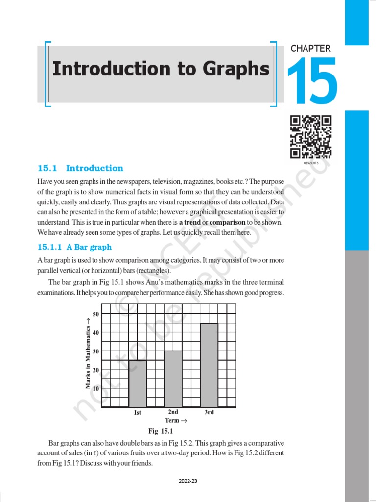 Introduction To Graphs: 15.1.1 A Bar Graph | PDF | Cartesian Coordinate ...