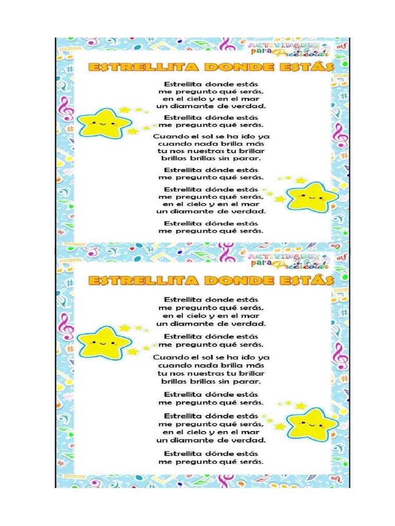 Cancion Estrellita | PDF