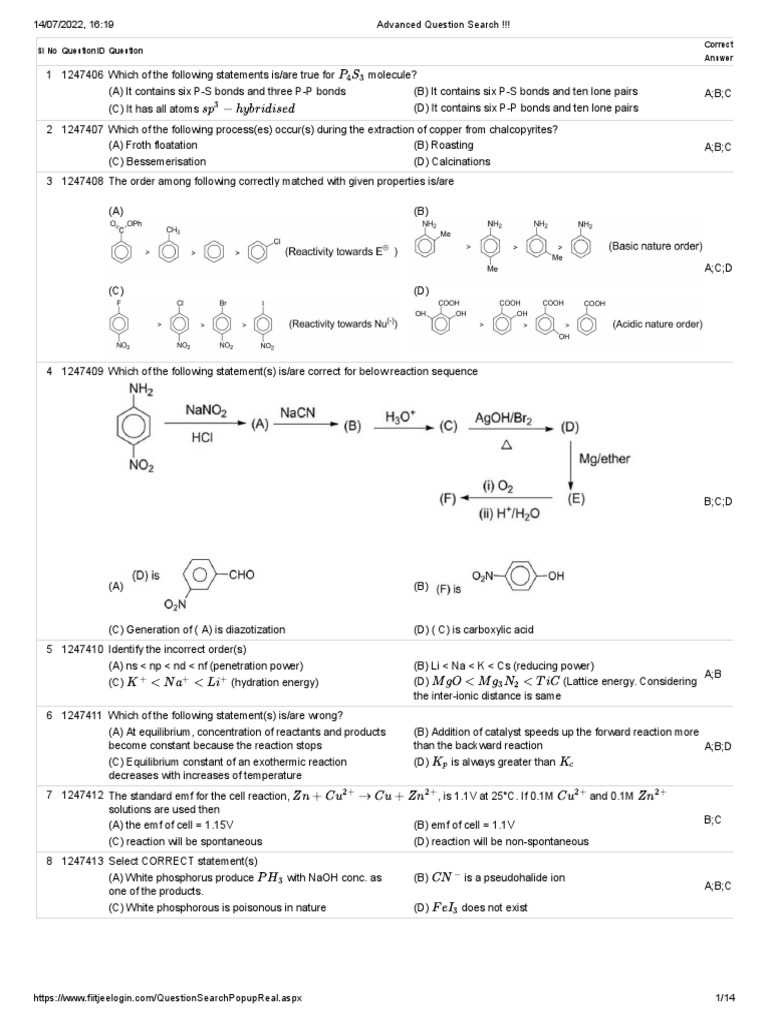 Pragathi Full Test-6, Paper-2 (Qp+Key) - 18.07.22 | PDF | Triangle ...