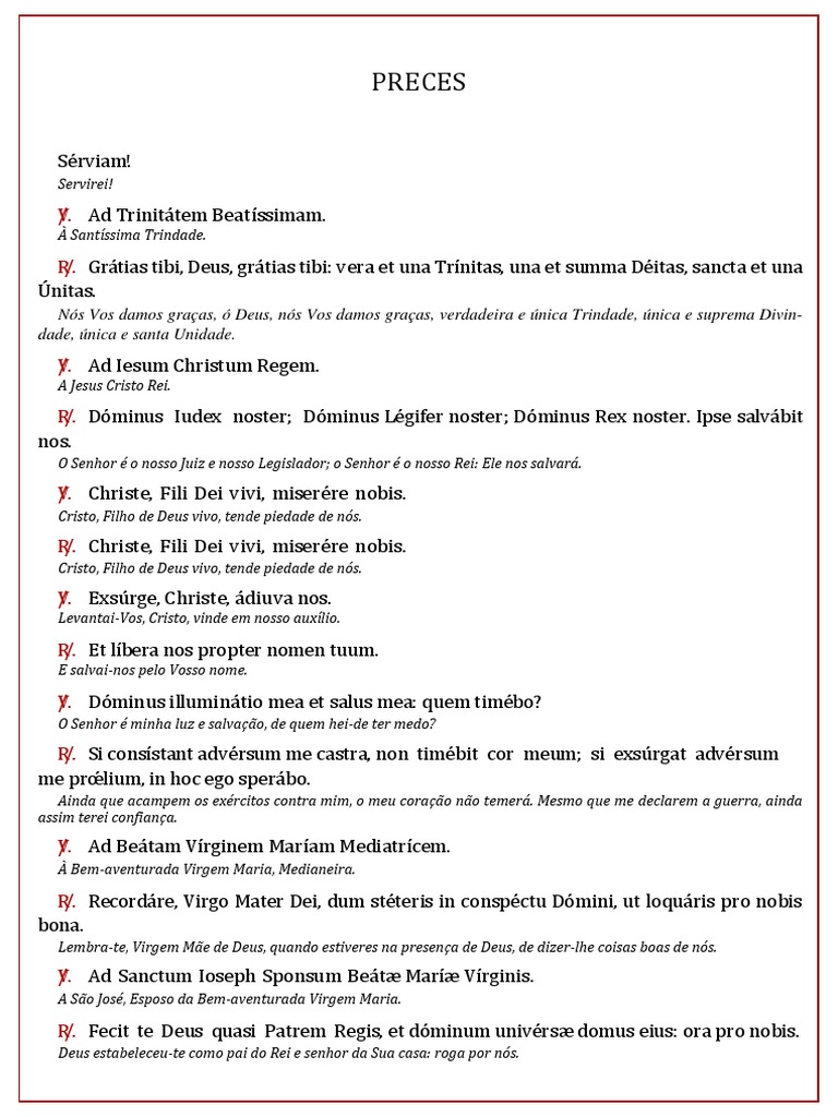 Preces Opus Dei - PDF Standard Version20210610-184444 | PDF | Oração ...