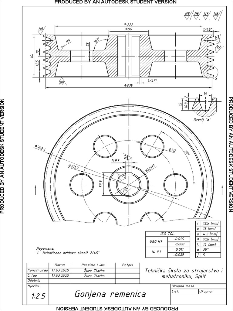 Remenica Design Document - Tehnička Škola | PDF