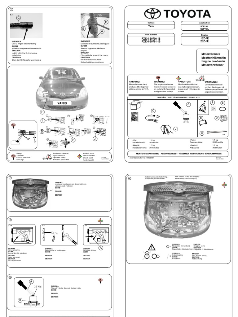 Yaris 1SZ-FE 2SZ-FE | PDF