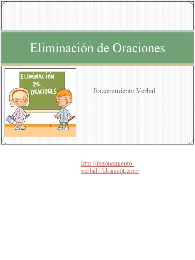 Eliminación de Oraciones | PDF | Análisis | Bailes