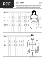 Bershka Size Chart | PDF | Human Appearance | Dress Codes