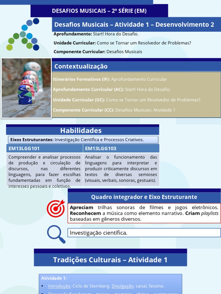 Desafio Musical Dia 19 08-1 | PDF