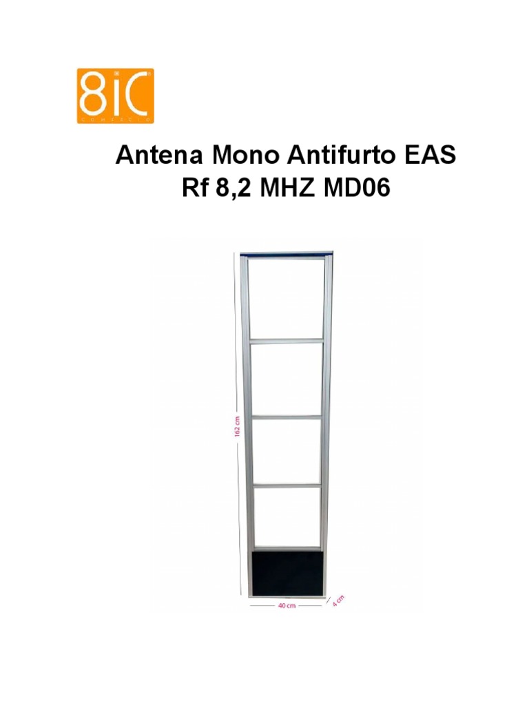 Manual Antena Mono RF md06 | PDF | Engenharia Elétrica | Eletricidade