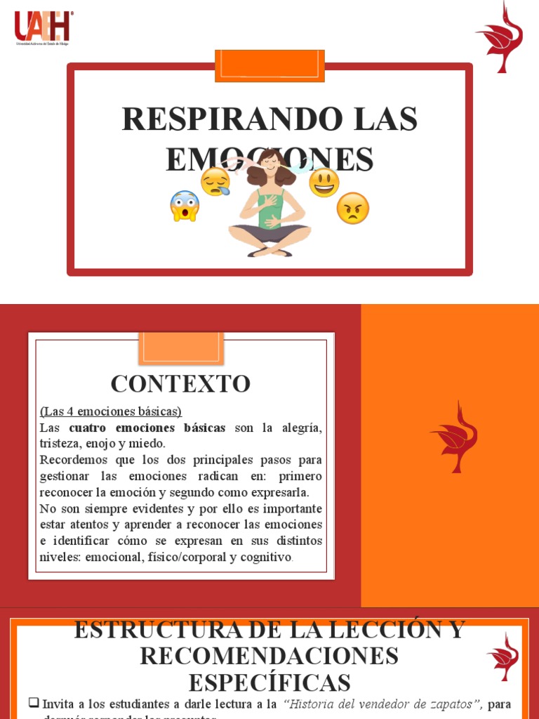 Actividad 1. Respirando Las Emociones | PDF | Las emociones | Cognición