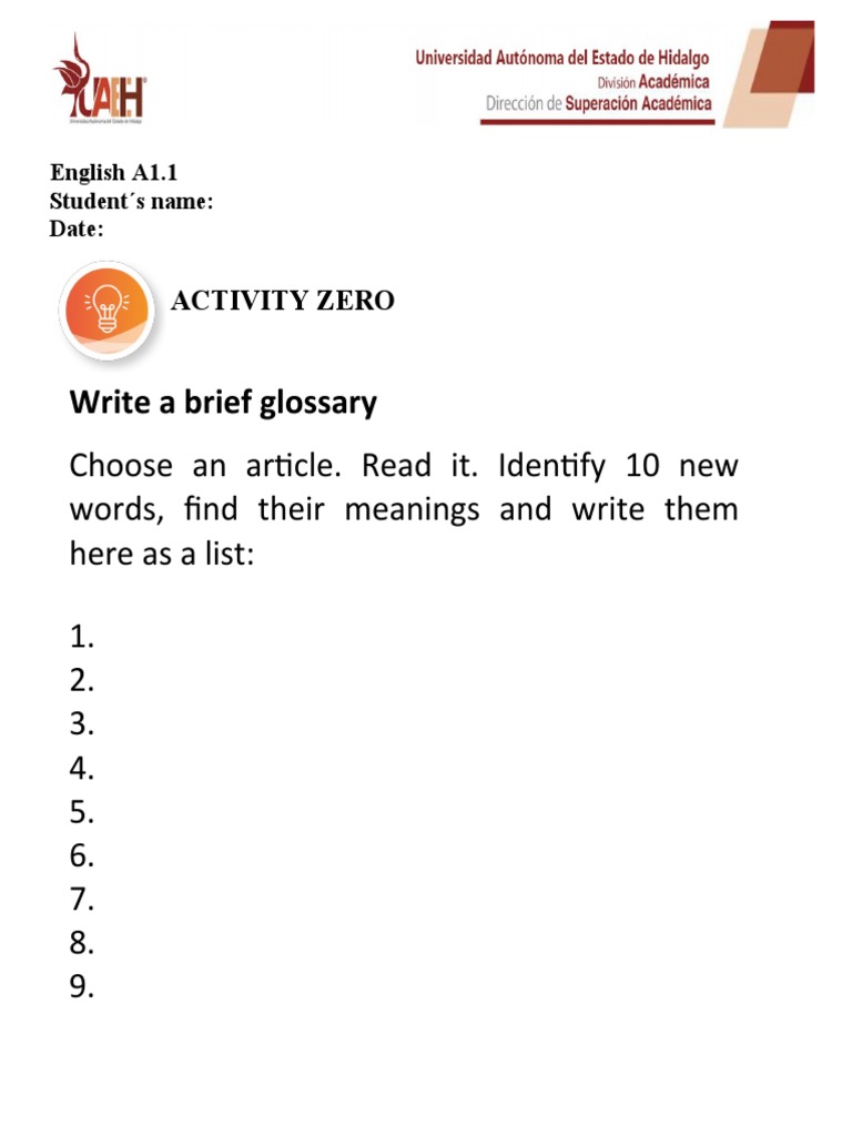 Practica Cero | PDF | Language Arts & Discipline | Foreign Language Studies